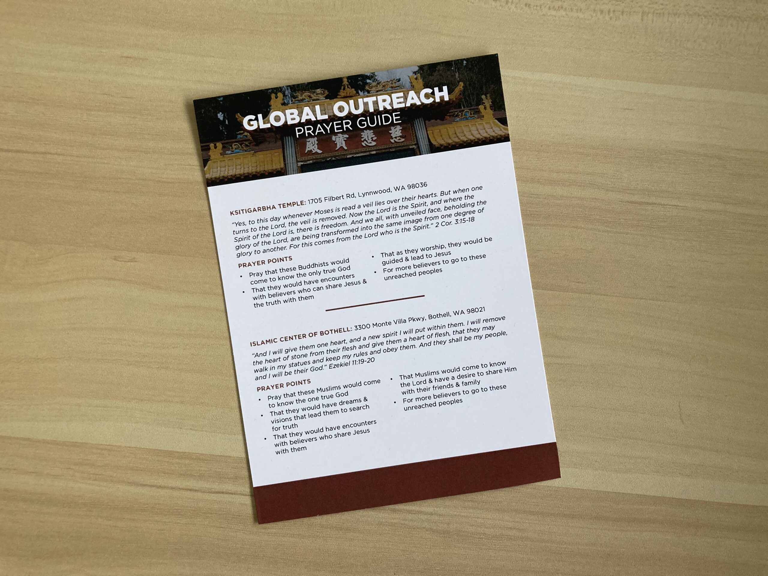 Global Outreach - Canyon Hills Community Church